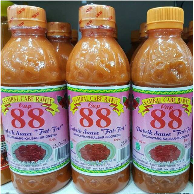 Jual SAMBAL CABE 88 LEGENDARIS KHAS SINGKAWANG - KALBAR | Shopee Indonesia