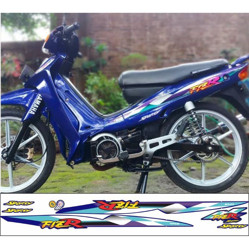 Jual STIKER STRIPING FIZ R 1997/1998 BIRU YAMAHA FIZ R | Shopee Indonesia