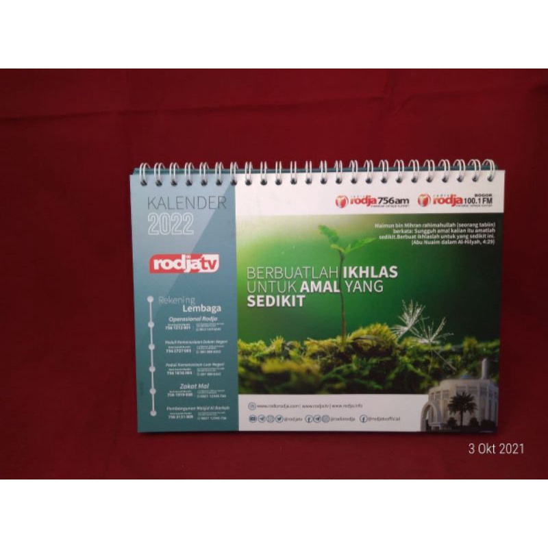Jual Kalender rodja meja | Shopee Indonesia