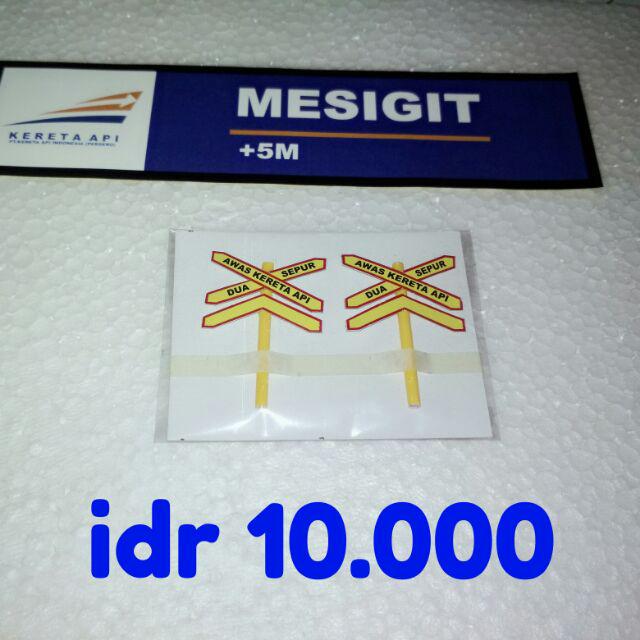 Jual Miniatur kereta api (rambu - rambu) | Shopee Indonesia