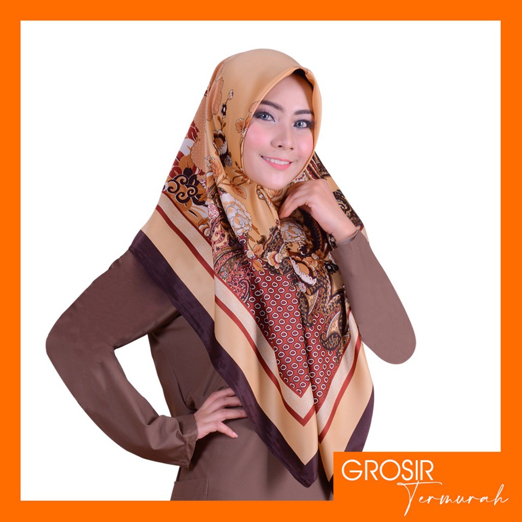 Jual SCAFT DISKON | Segi Empat Square Scarf MIZUKI | Segi 4 Azara Motif ...