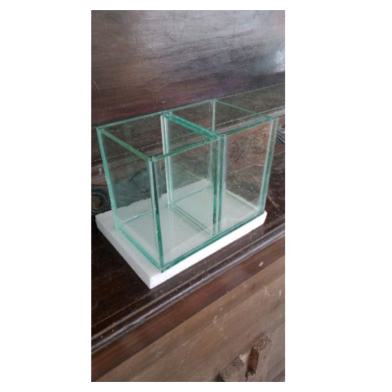 Jual Soliter Aquarium 2 kamar/skat 2 versi mini ukuran 20 x 10 x 15 cm ...