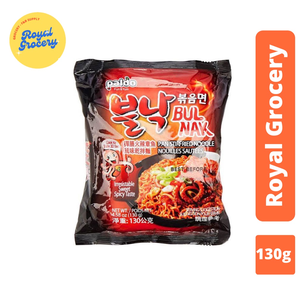 Jual Paldo Bulnak Bokumyun Pan Stir Fried Korea Noodle 130g | Shopee Indonesia