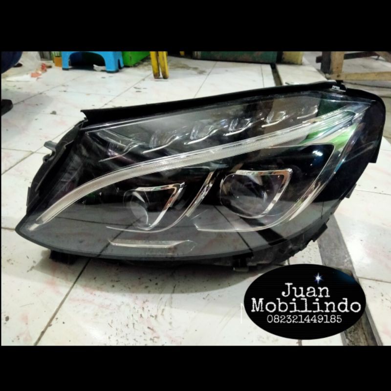 Jual Headlamp Mercy Mercedes Benz C Class C250 AMG Lensa 2 Original ...