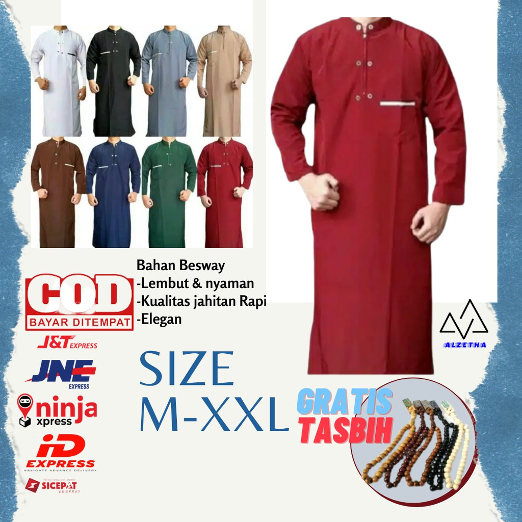 Jual JUBAH GAMIS PRIA DEWASA PAKISTAN KURTA ARAB BAJU MUSLIM PRIA PREMIUM | Shopee Indonesia