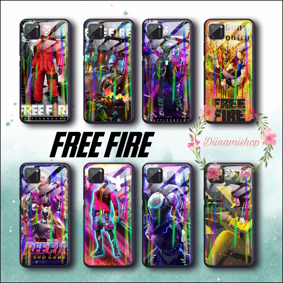 Jual Ds664 Case Softcase Gambar Free Fire Back Case Glass Aurora Oppo