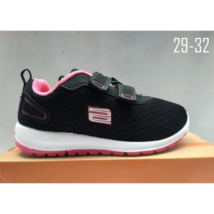 Jual Tep2- Sepatu Sekolah Anak Perempuan Original Ando Zora Hitam Pink ...