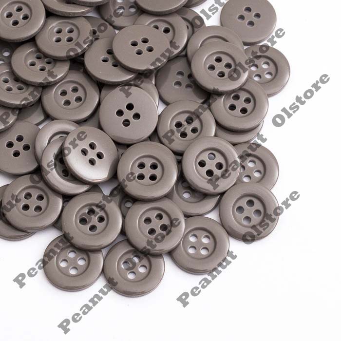Jual ( 6 biji ) Kancing Seri JCB 1,5cm ( pilihan warna hitam , putih ...