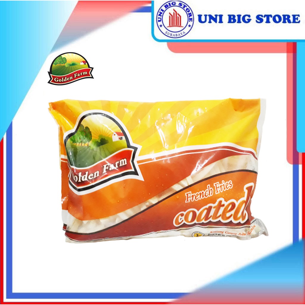 Jual Golden Farm French Fries Shoestring Coated Kentang Goreng Berbumbu ...