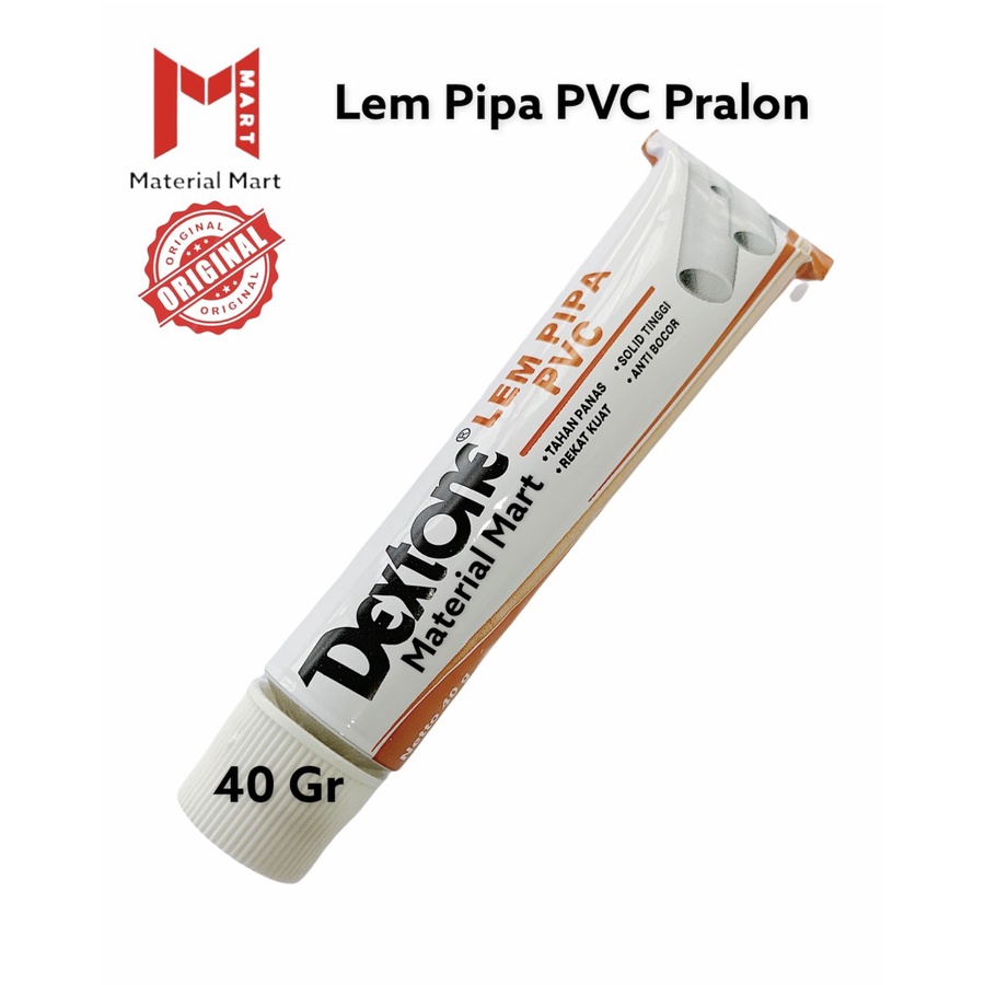 Jual Lem Pipa PVC ASLI 40 Gram | Lem Pralon PVC 40gram | Lem Paralon ...