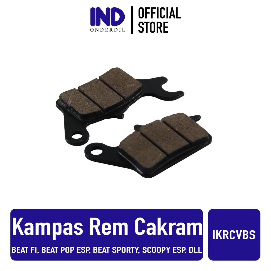 Jual IND Onderdil Kampas-Kanvas Rem Depan-Cakram-Discpad Vario Techno ...
