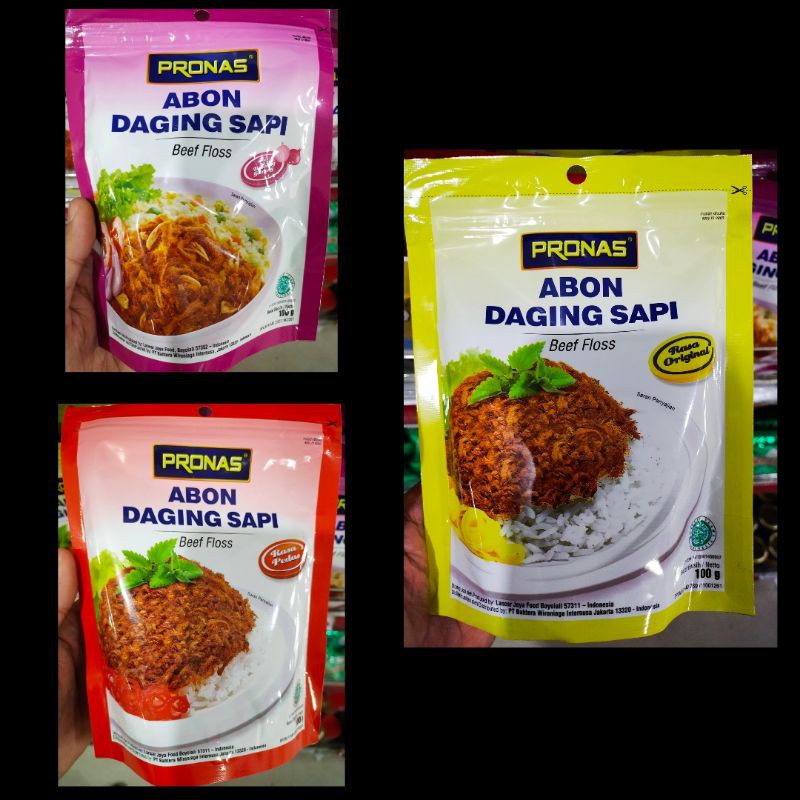 Jual PRONAS Abon Daging Sapi 100gr / Beef Floss | Shopee Indonesia