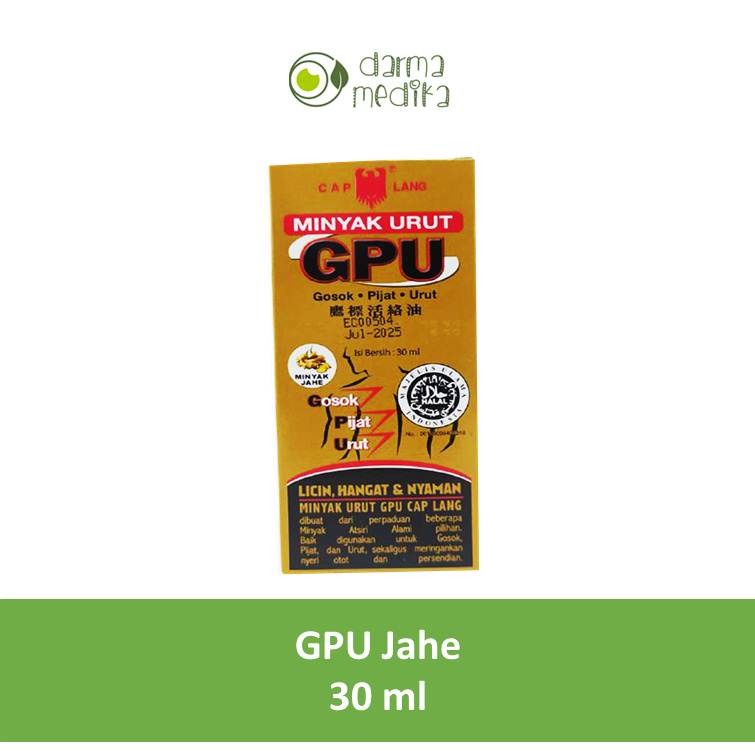 Jual Minyak Urut GPU Cap Lang Jahe 30ml 30 ml | Shopee Indonesia