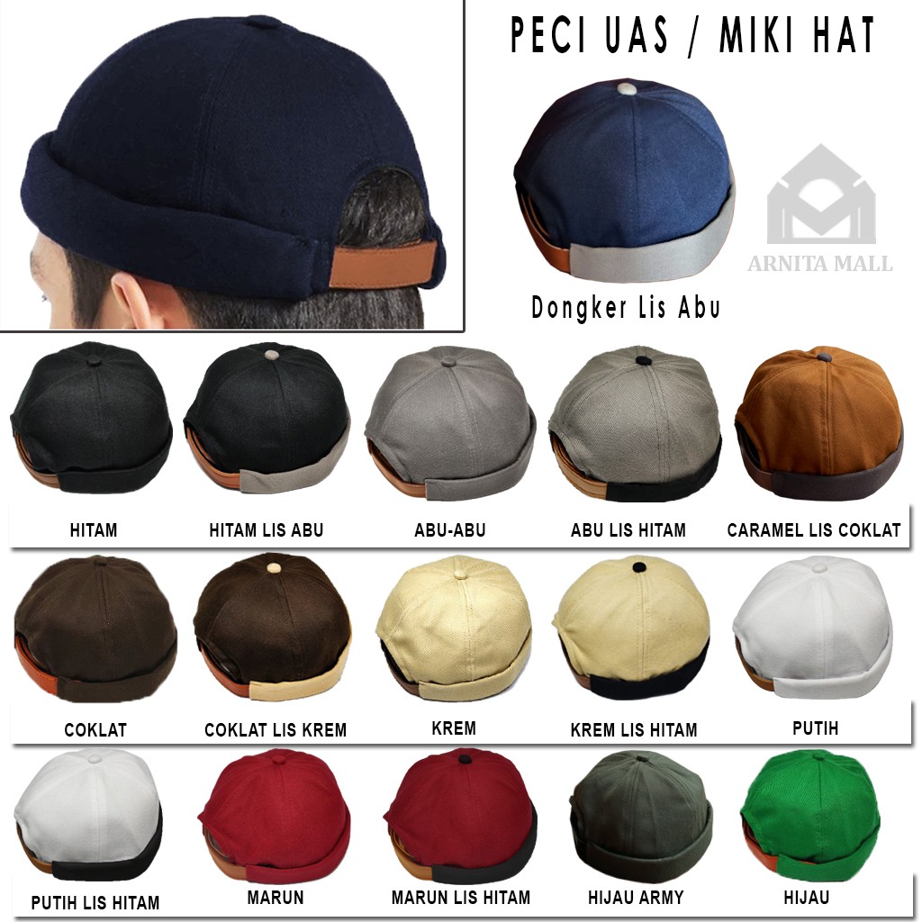 Jual Peci Topi Miki Hat Dewasa / Topi Peci Miki Hat / Topi Peci UAS ...