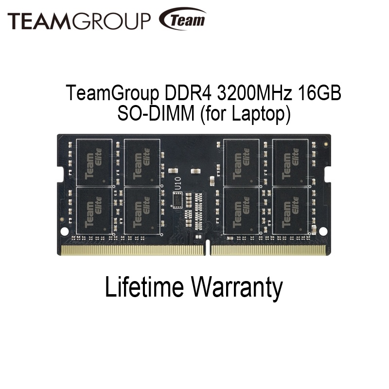 Jual TeamGroup DDR4 3200MHz 16GB Sodimm for Laptop / Team Memory DDR4 ...