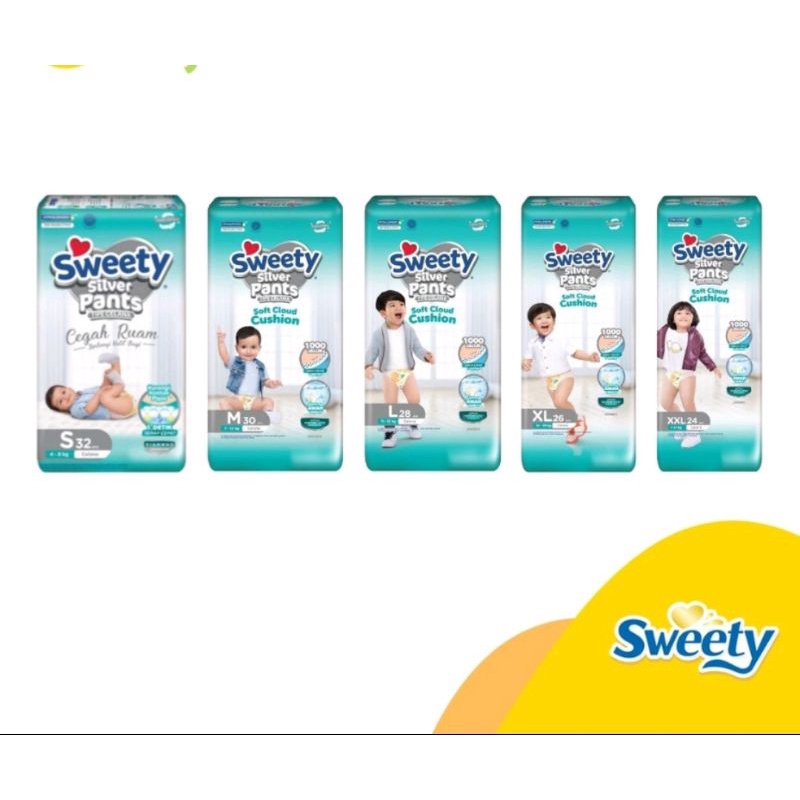 Jual Sweety silver pants,s32 ,M28. L26 .XL 24 .xxl22 | Shopee Indonesia