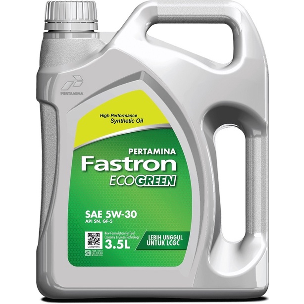 Jual Oli Fastron Eco Green 5W30 | 3,5 Liter (Oli Mobil LCGC - Sigra ...