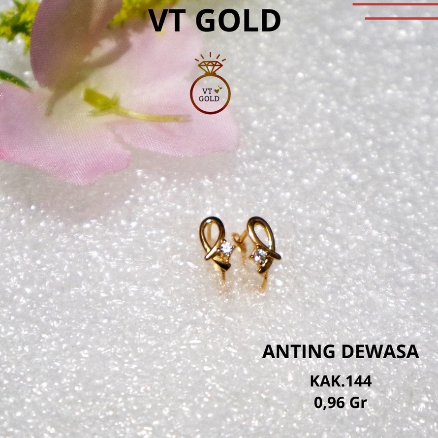 Jual Anting Klip emas wanita kadar 8k (Anting Klip Crown) | Shopee ...