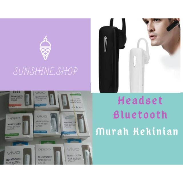 Jual Headset Bluetooth murah kekinian (wireless) | Shopee Indonesia