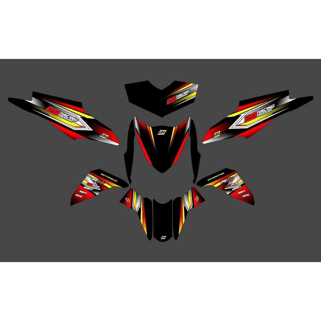 Jual Decal Sticker FullBody Beat desain suka suka | Shopee Indonesia