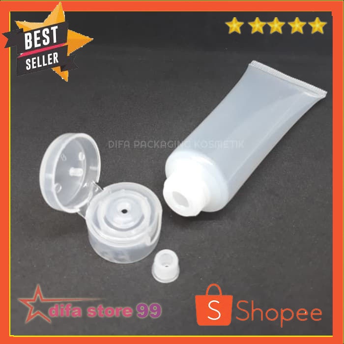 Jual Botol Tube 20ml Fliptop Natural2 [minimal 5pcs] ( Paket isi 10 pcs ...