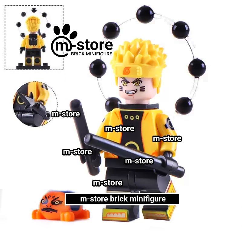 Jual brick naruto six paths sage mode rikudou sennin mode mini toy ...