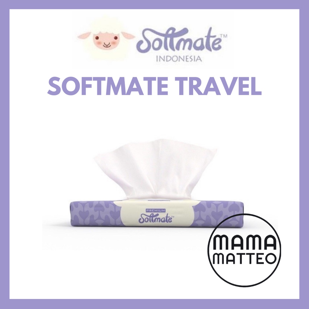 Jual Softmate Premium Portable Tissue isi 30 sheet 30s - Travel size / Tisu Basah / Tissue ...