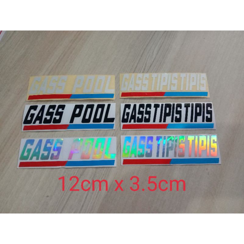 Jual STIKER GAS POLL & GAS TIPIS CUTTING | Shopee Indonesia
