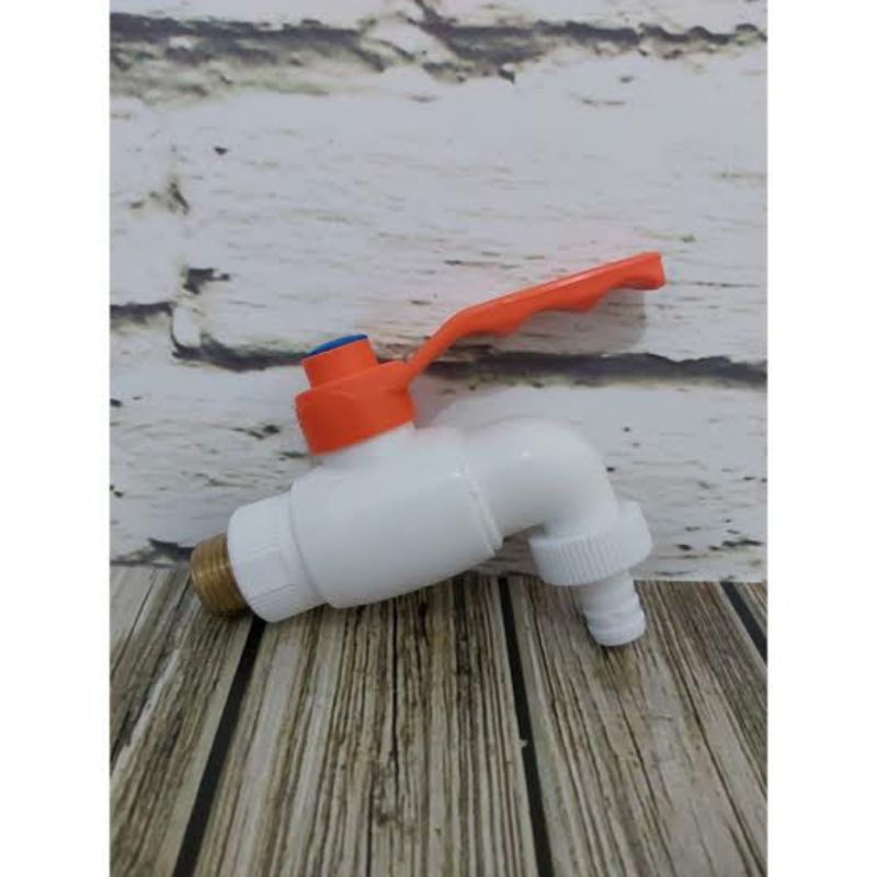 Jual Kran Jumbo PVC Drat Kuningan | Shopee Indonesia