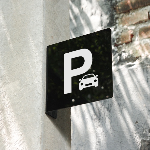 Jual Signage Acrylic Pop Up Sign Persegi 15 x 15 cm - Parkir Mobil ...