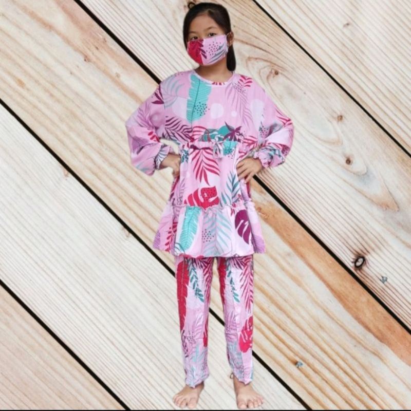 Jual Setelan-Setcel RAYON 8-12 Th/Setelan Anak Perempuan/OneSet/SetCel ...