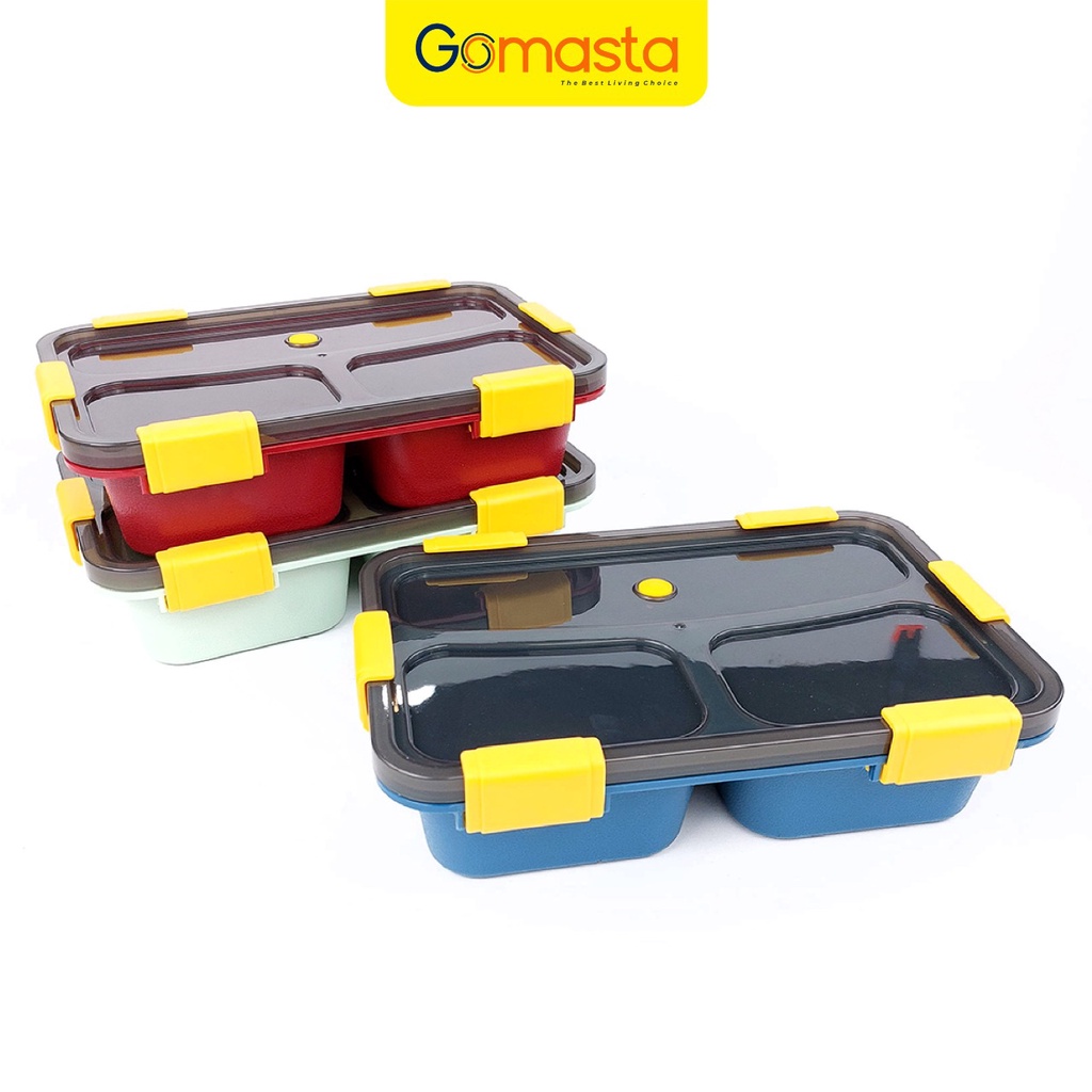 Jual Gomasta GO-TB02-3 Lunch Box 3 Grid II Kotak Makan 3 Sekat ...