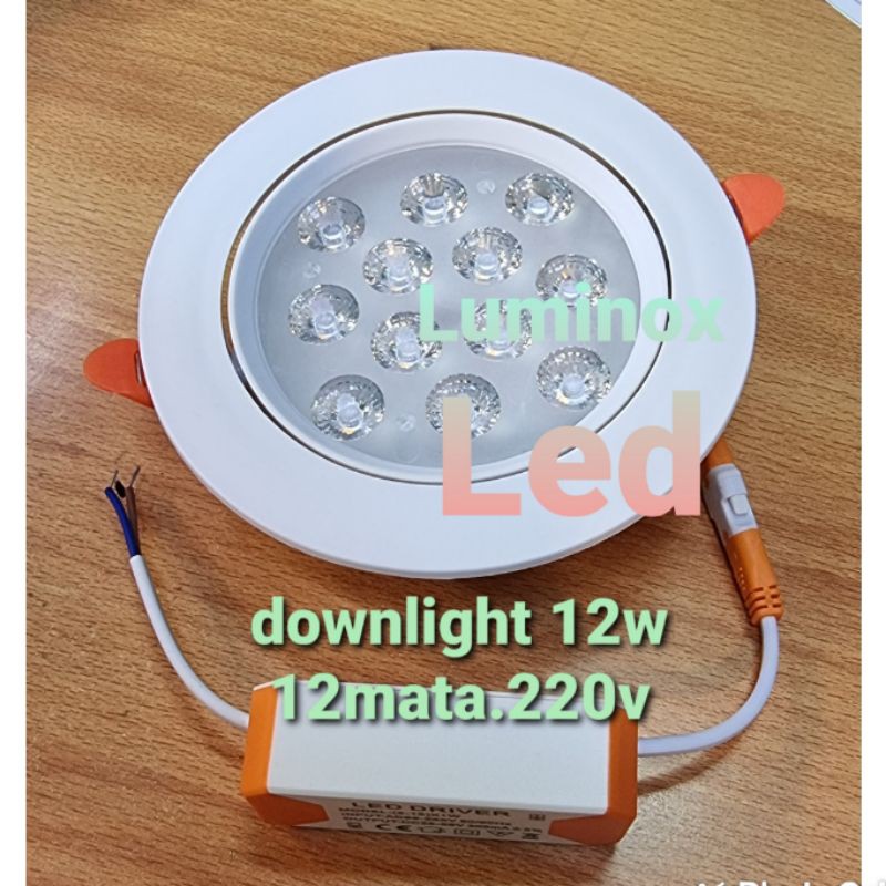 Jual downlight led 12mata 12w 12 watt / ceiling plafon inbow 12watt 12 ...