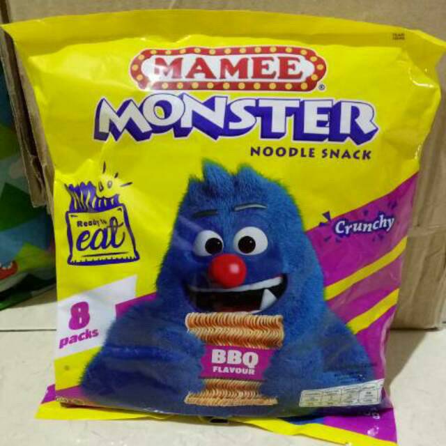 Jual Mamee Monster Noodle Snack ( BBQ Flavour ) | Shopee Indonesia
