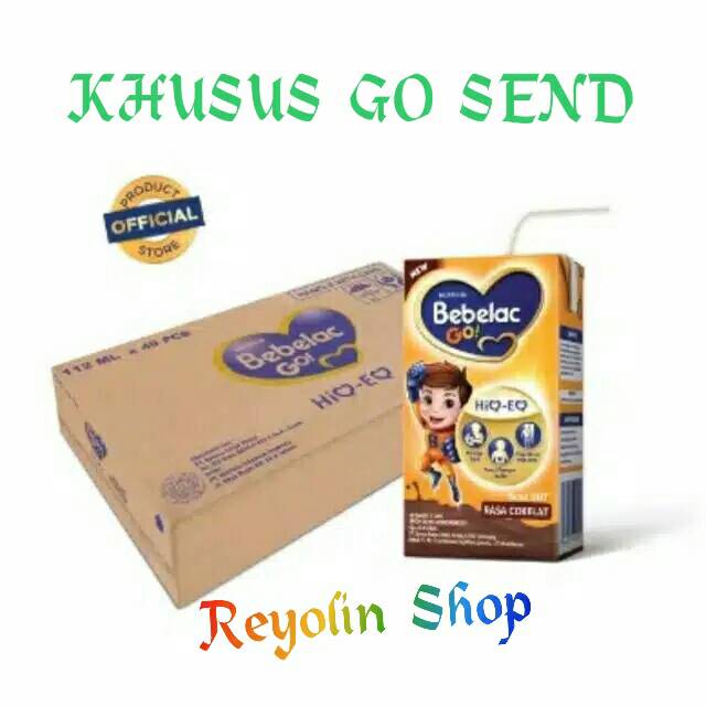 Jual Harga Turuunn ...Bebelac Go UHT rasa coklat dan vanila 112 x 40 ...