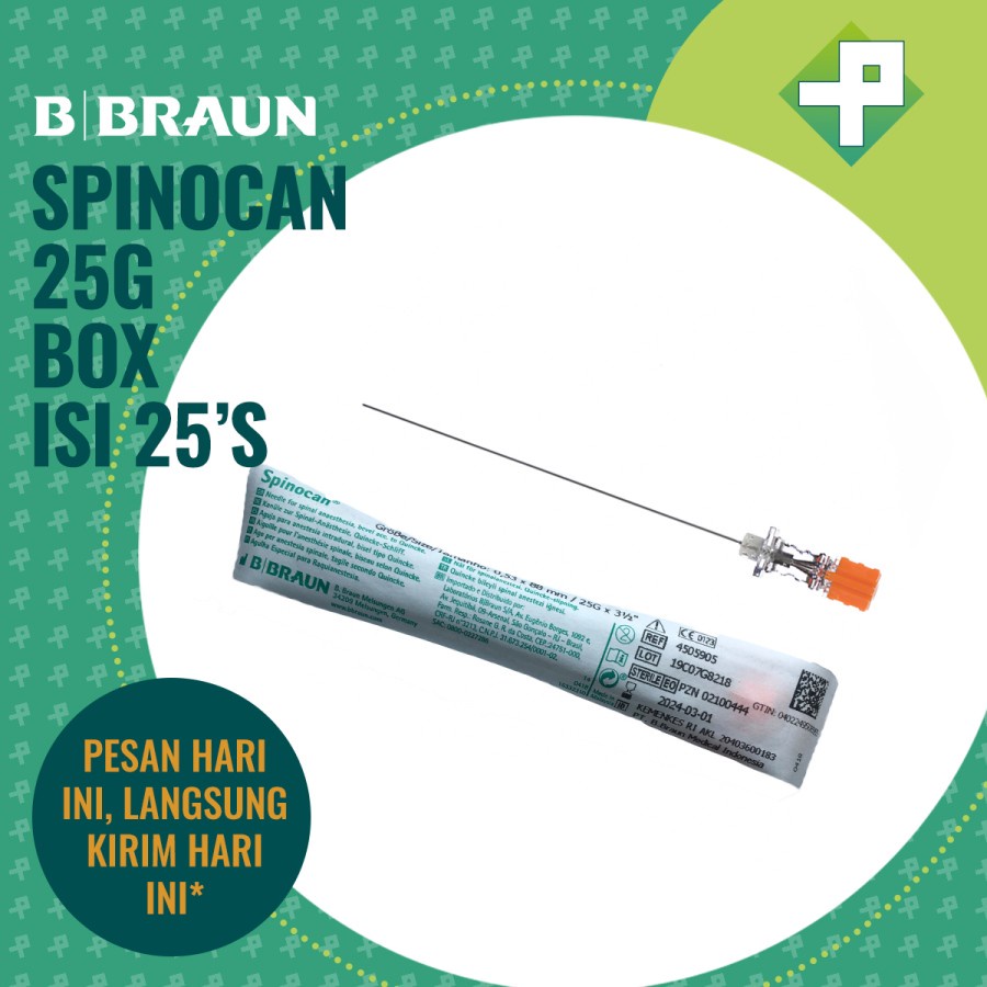 Jual Spinocan 25G 26G 27G BBraun / BBraun 1 BOX isi 25'S | Shopee Indonesia