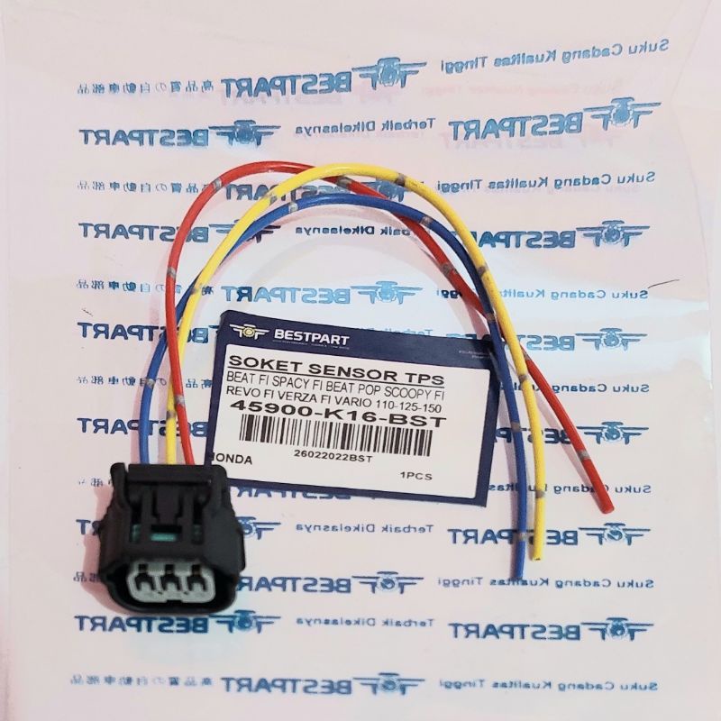 Jual Soket sensor tps honda beat/vario/scoopy/verza vario 125-150 supra ...