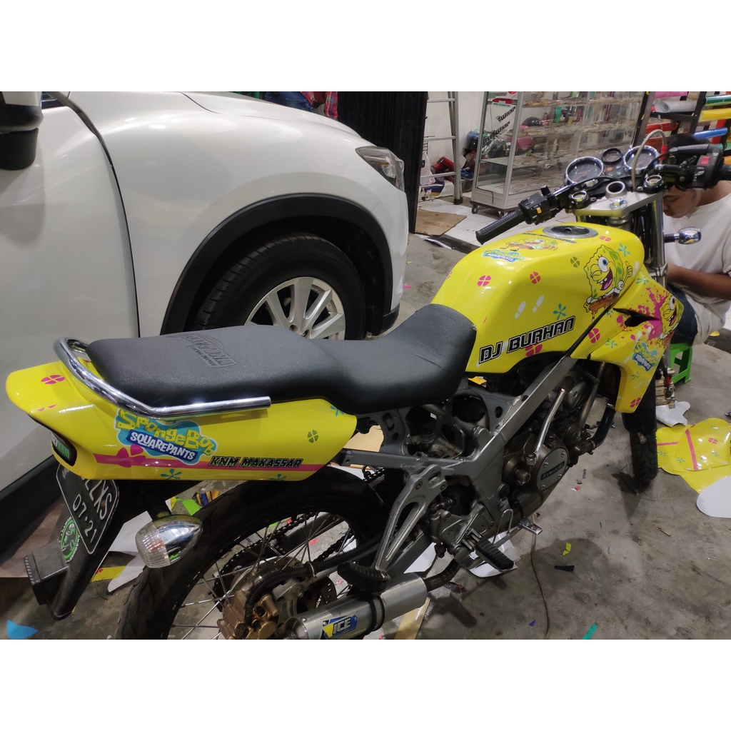 Jual Stiker Ninja R Decal Full Body Ninja R Premium Yellow Spongebob ...