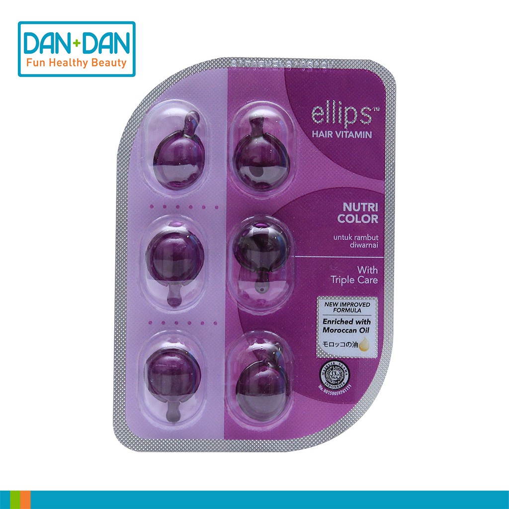Jual Ellips Hair Vitamin Nutri Color 6's (263581) | Shopee Indonesia