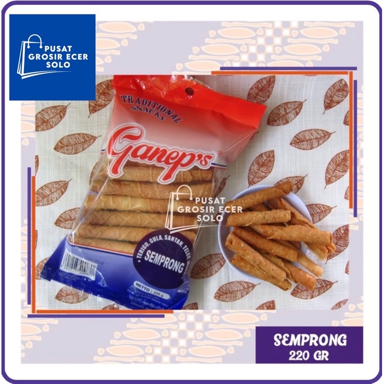 Jual Semprong Biasa Ganep 220gram | Shopee Indonesia