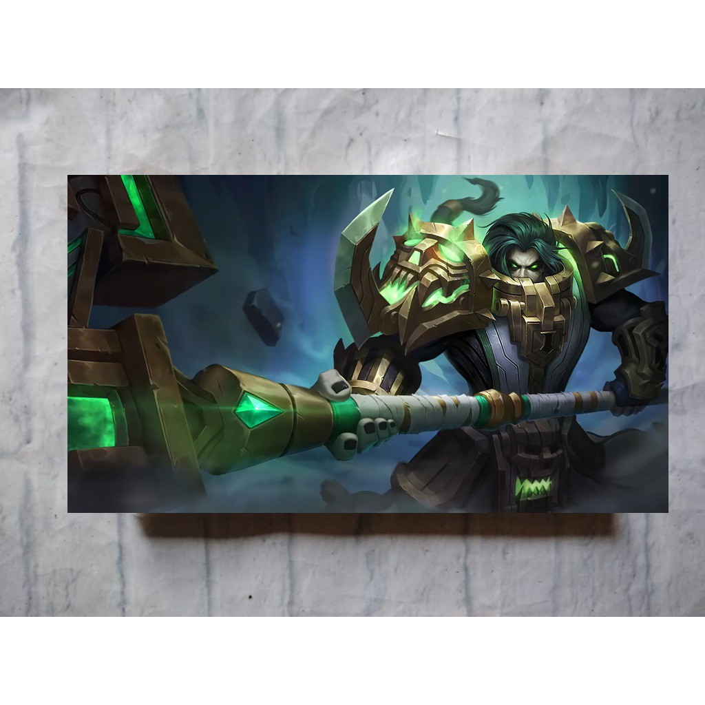 Jual poster mobile legends legend size A3 hero TERIZLA hiasan dinding ...