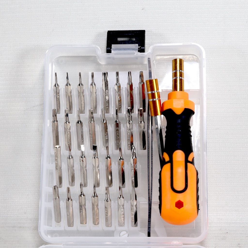 Jual Obeng Set 33 in 1 Chrome Vanadium Cr-V Handphone Computer Laptop ...