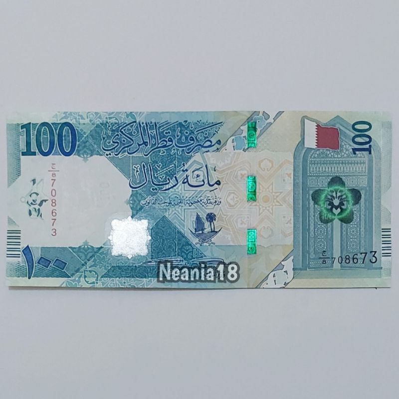 Jual Koleksi Qatar Riyal Pecahan 100 Riyal | Shopee Indonesia