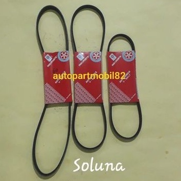 Jual Tali Kipas V Belt Komplit 3 Macam Alternator, Ac , Power Steering Toyota Soluna | Shopee ...