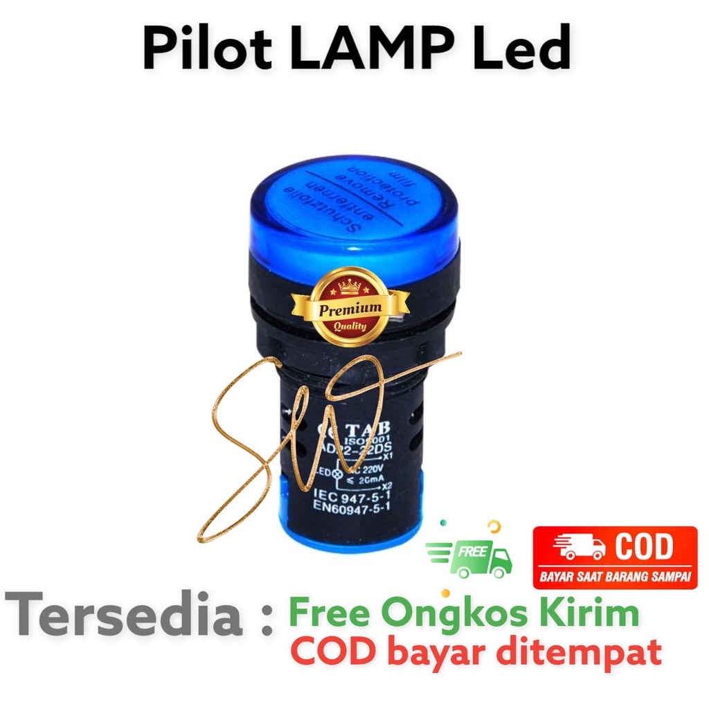 Jual LAMPU INDIKATOR PILOT LAMP LED/LAMPU PANEL/PILOT LAMP 22mm 220v ...