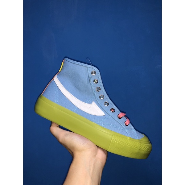 Jual [ORIGINAL] SEPATU COMPASS GAZELLE MATCHA WHITE/BLUE LIMITED ...
