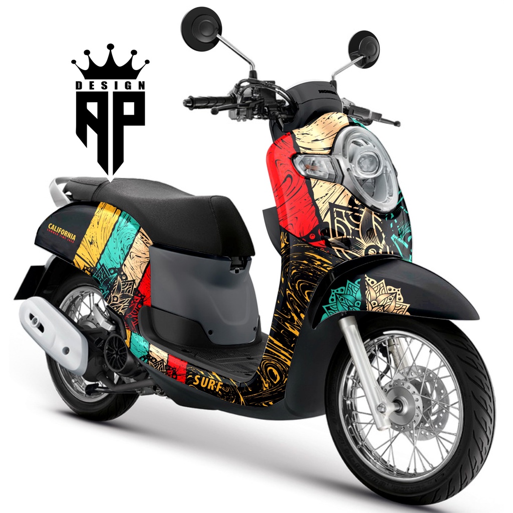 Jual decal sticker scoopy full body FI scopy dekal stikerskopi karbu 2010 2011 2012 2013 2014 ...