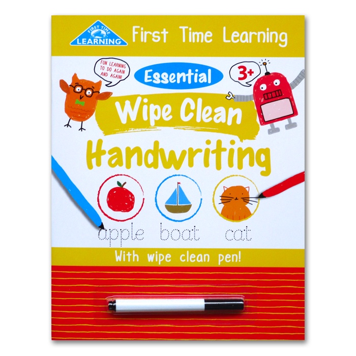 Jual First Time Learning Essential Wipe Clean HANDWRITING with wipe ...
