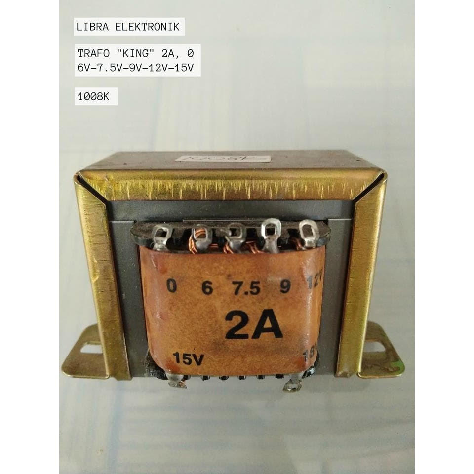 Jual Trafo King 2A 15V Transformator | Shopee Indonesia