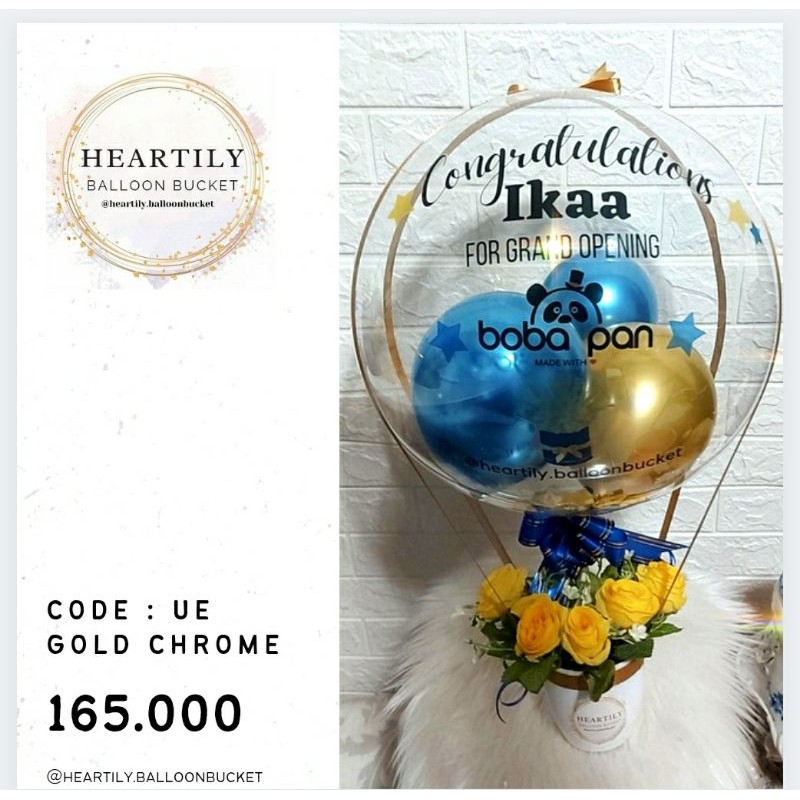 Jual [READY JAKARTA 1HARI JADI] Buket Balon Balloon Bucket Balon Wisuda ...